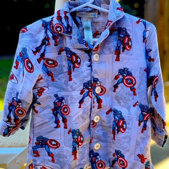 Pottery Barn Kids | Pajamas | Pottery Barn Kids Pajamas Captain America ...